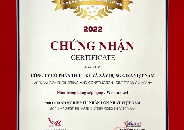 Top 500 Doanh nghiệp Tư nhân lớn nhất Việt Nam